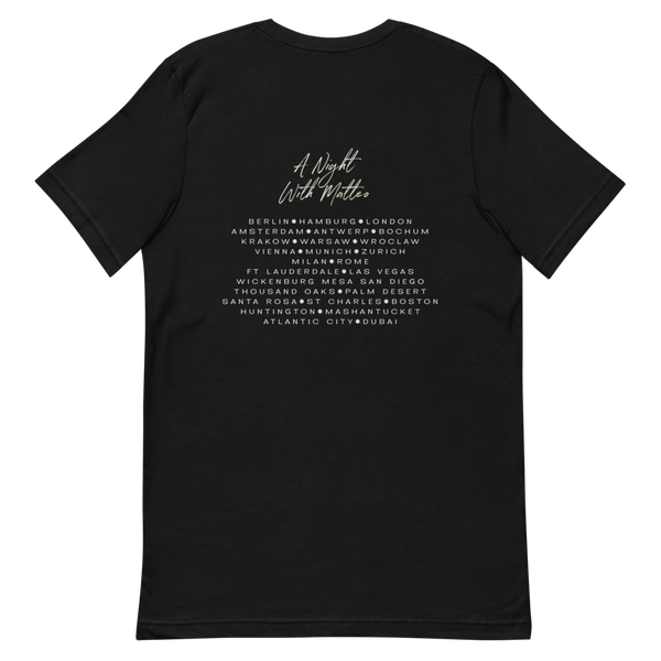 Matteo Bocelli Shadow Tour T-Shirt (Online Store Exclusive) – Matteo ...